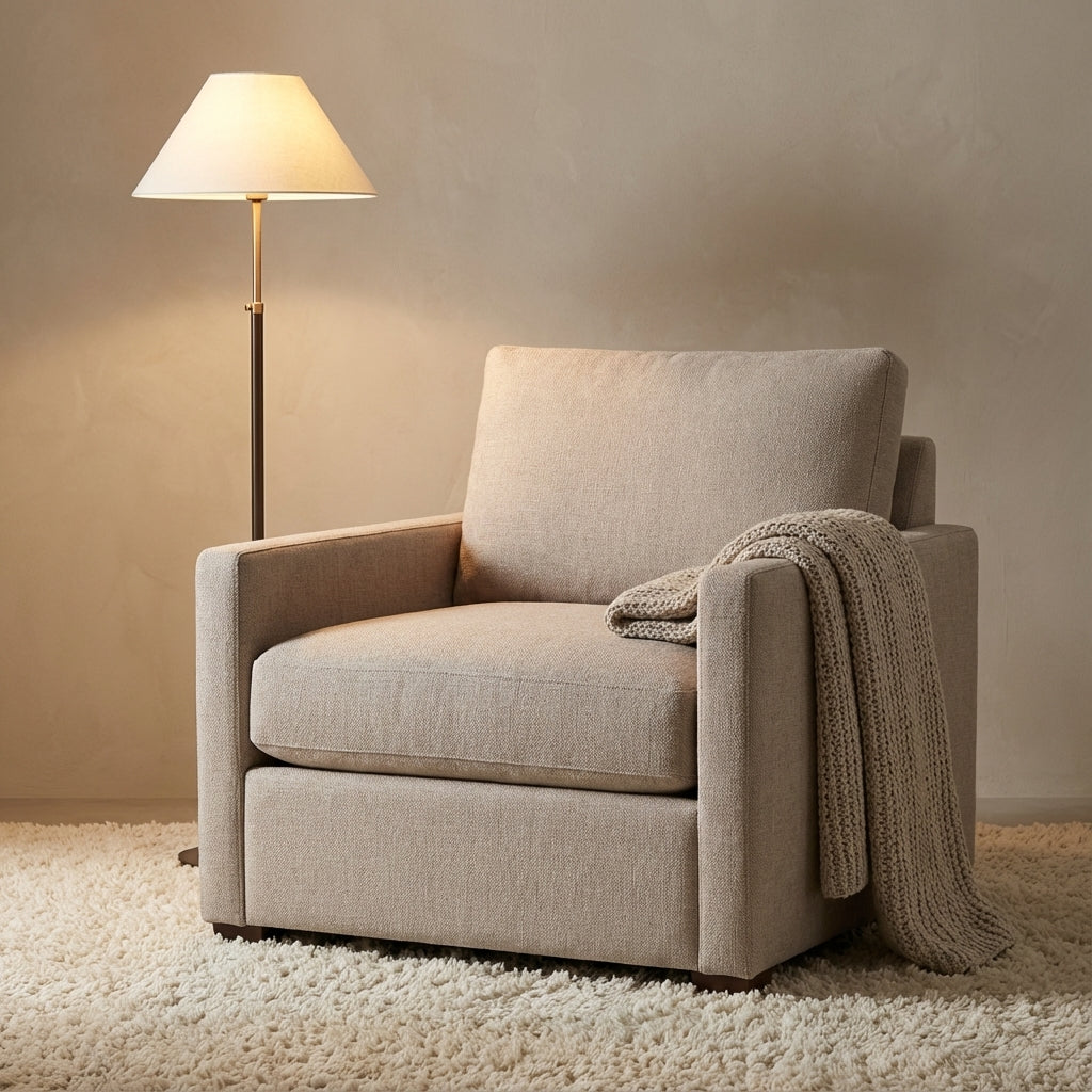 Ethan Express Ship 40" Trillium Cushion Occasional Chair – Classic ...