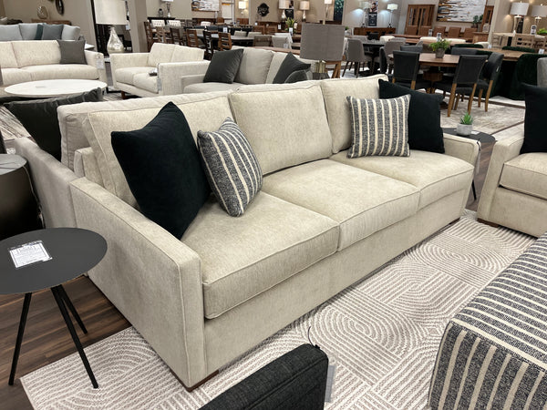 Kelly Express Ship 95" 3 Cushion Sofa - Sand Dune - Classic Carolina Home