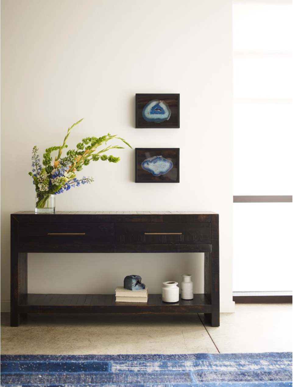 Oakley 60" Console Table - Burnished Black – Classic Carolina Home