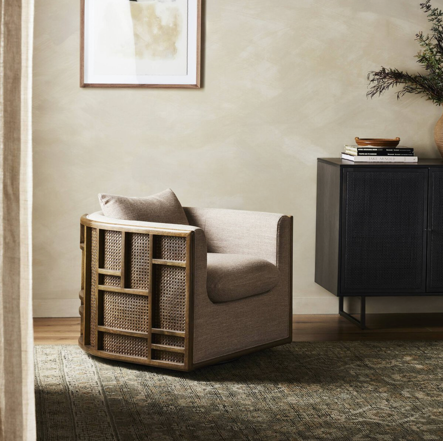Juniper 32" Swivel Chair - Alcala Fawn – Classic Carolina Home