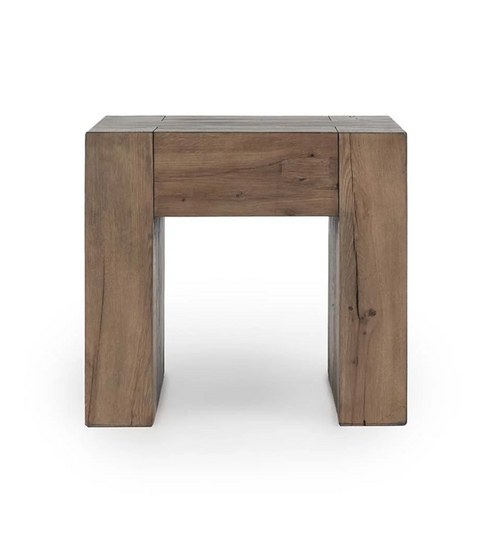 Bristow 24" Reclaimed Oak End Table - Warm Natural – Classic Carolina Home